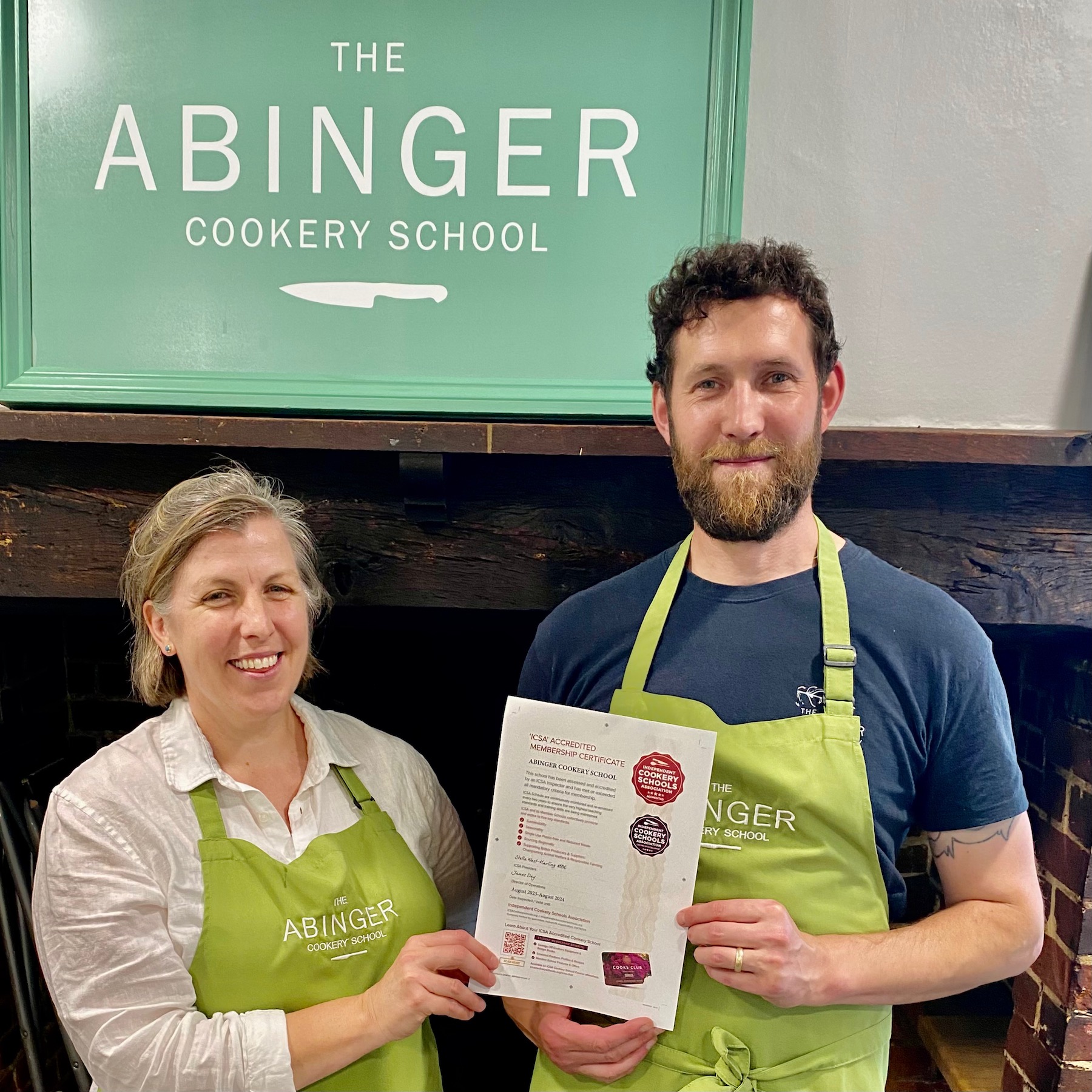 Abinger Cookery School 'Centre of Excellence' Award